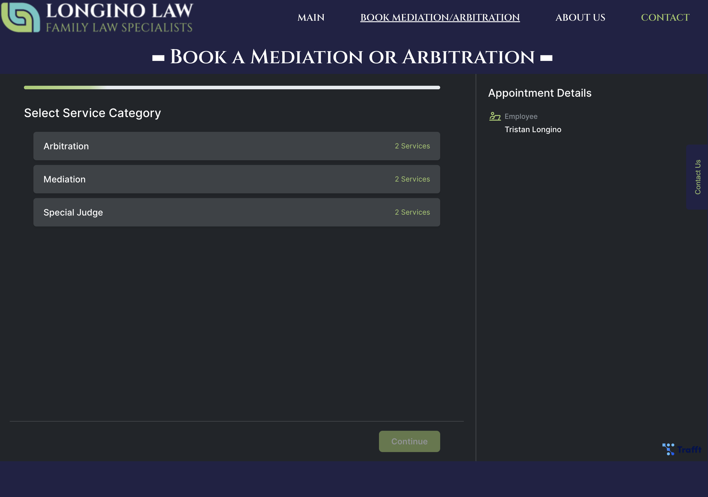 Book a Mediation or Arbitration with Tristan Longino